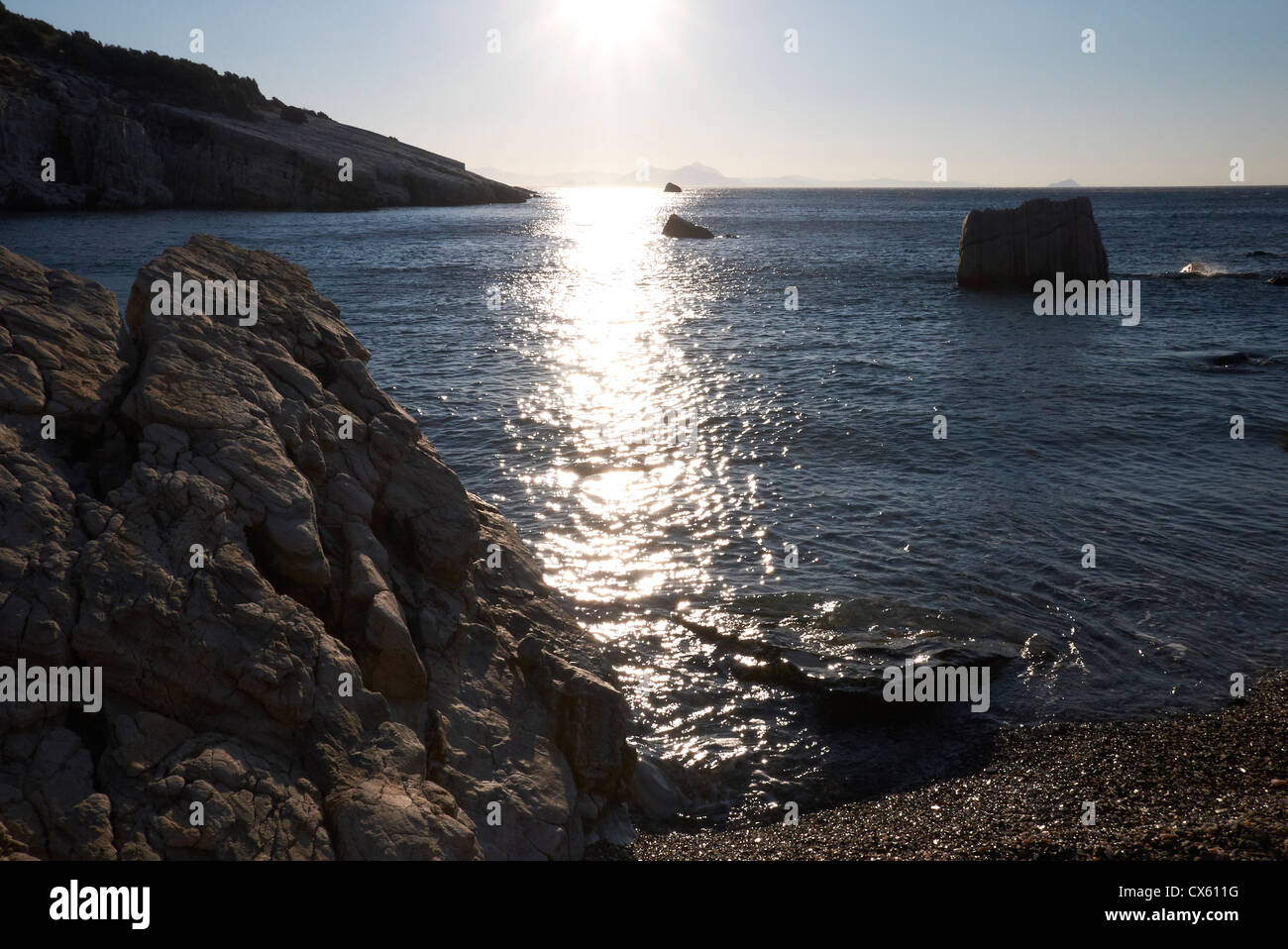 Beach in Ikaria, Greece Stock Photo - Alamy