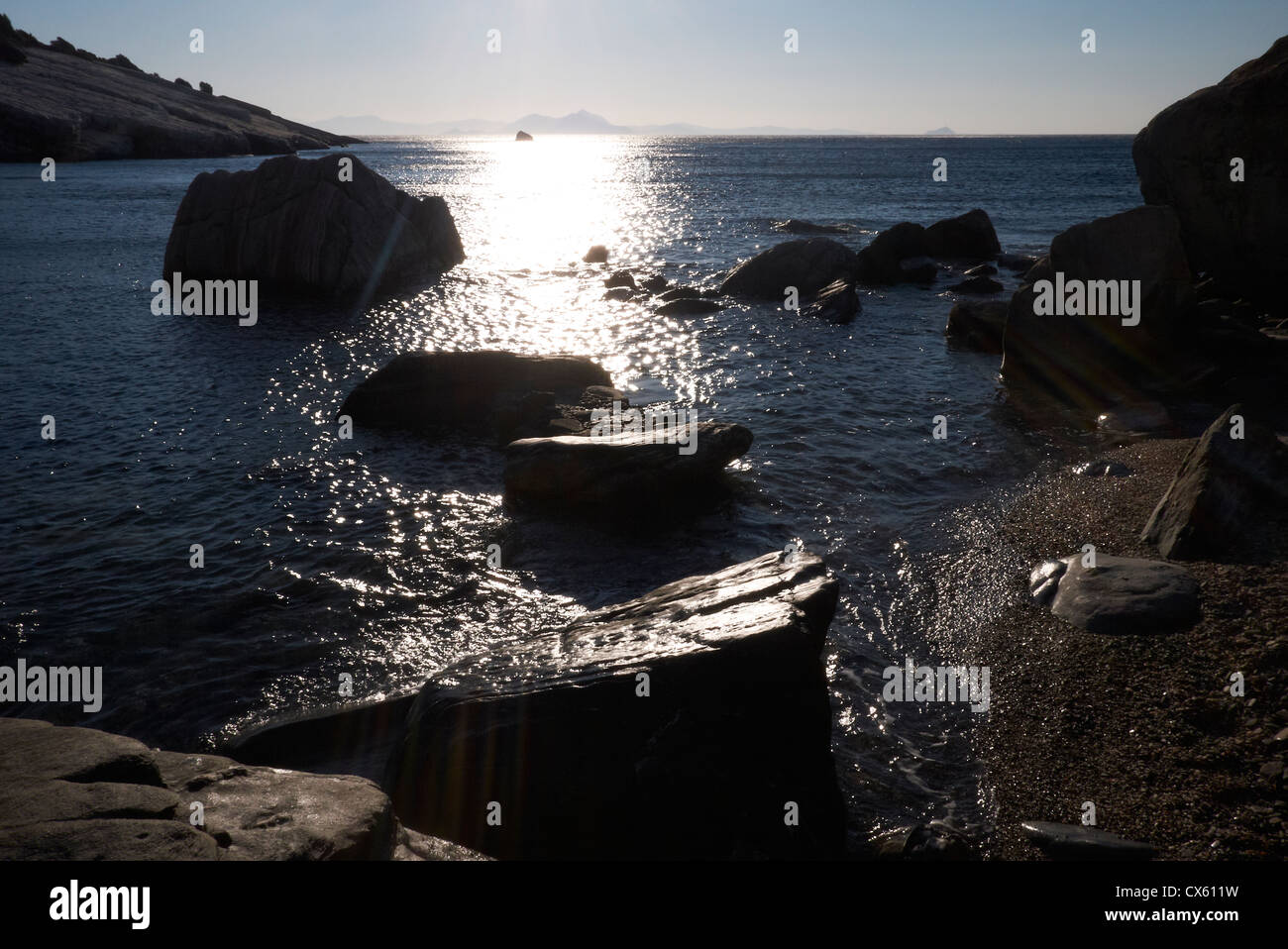 Beach in Ikaria, Greece Stock Photo - Alamy