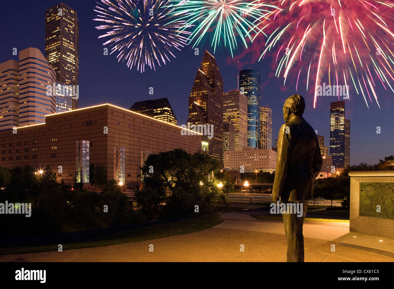STATUE GEORGE H W BUSH MONUMENT (©CHAS FAGAN 2004) SESQUICENTENNIAL ...