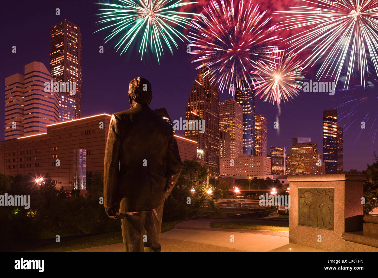 STATUE GEORGE H W BUSH MONUMENT (©CHAS FAGAN 2004) SESQUICENTENNIAL ...