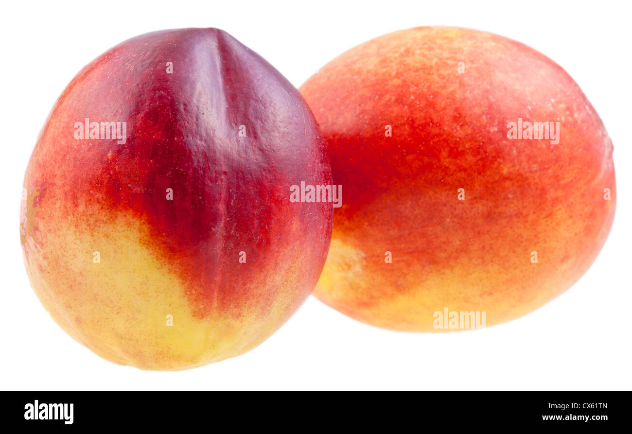 Two nectarines hi-res stock photography and images - Alamy
