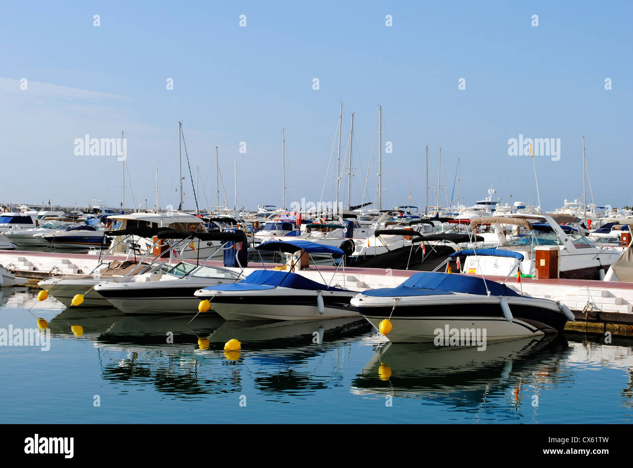 Puerto Banus harbour Stock Photo - Alamy