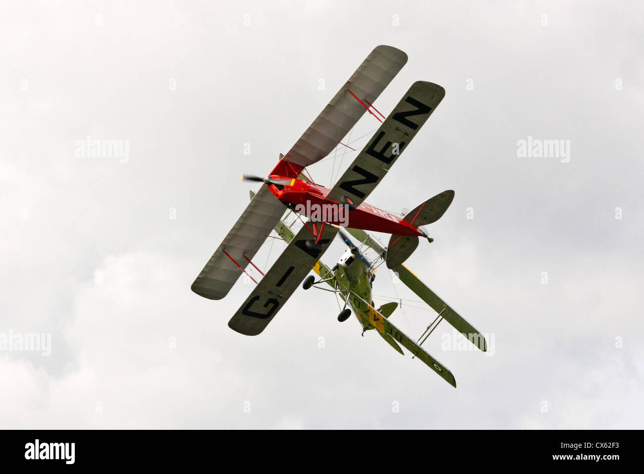 Tiger moth aircraft biplane hi-res stock photography and images - Alamy