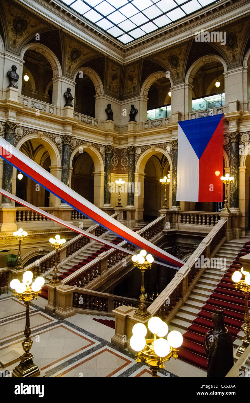 Interior, National Museum, Prague, Czech Republic Stock Photo - Alamy