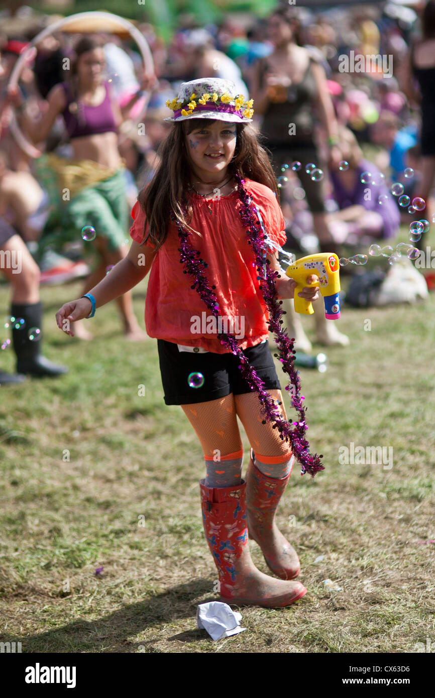 Girl at Festival Stock Photo - Alamy
