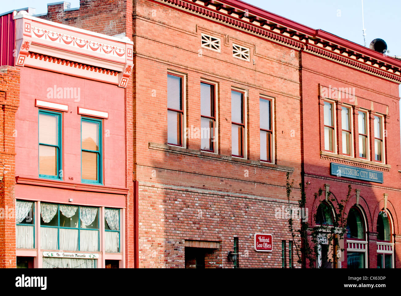 Buildings Along Main Street High Resolution Stock Photography and ...