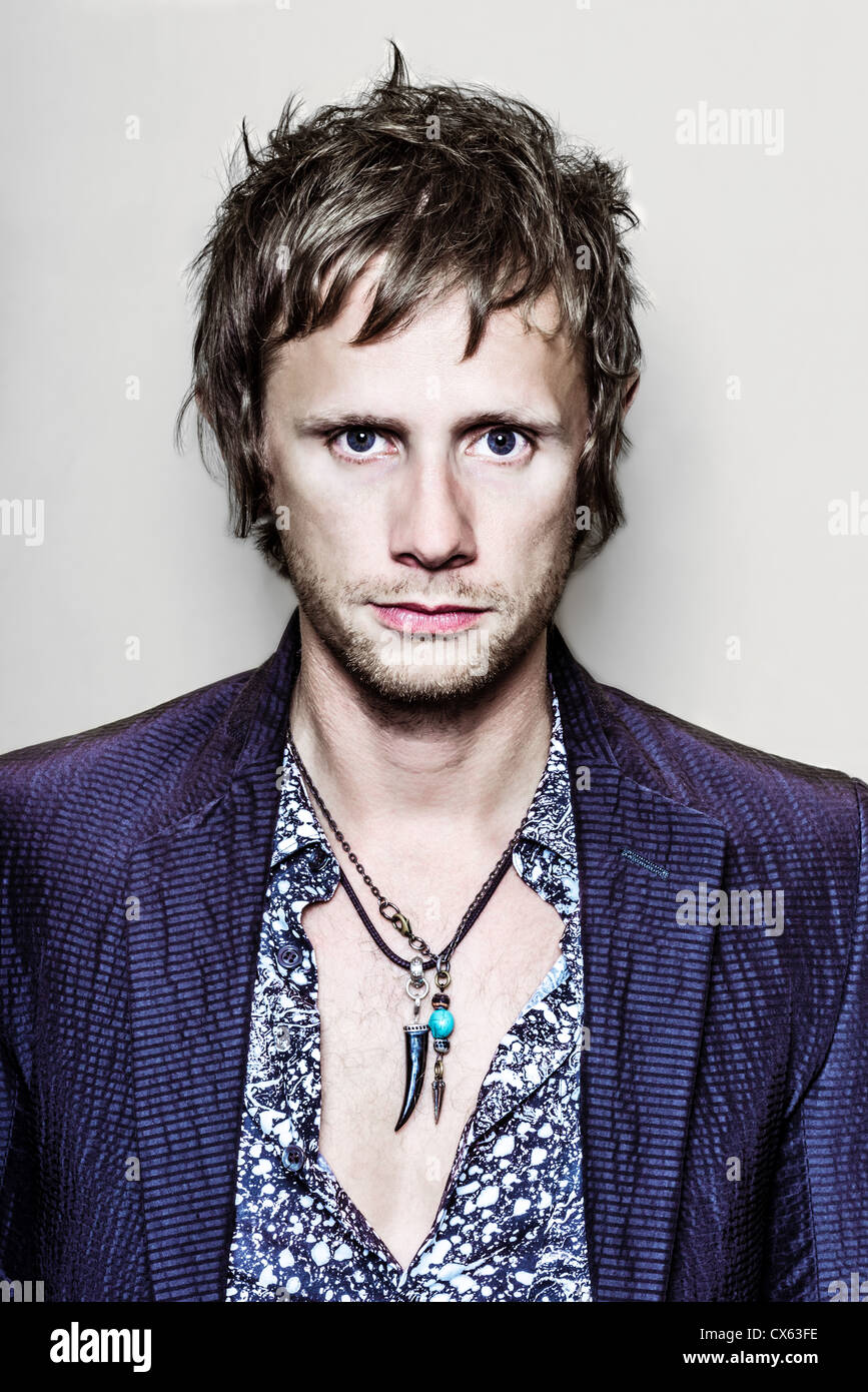 Paris, France - July 04, 2012: Portrait of the english rock group Muse ...