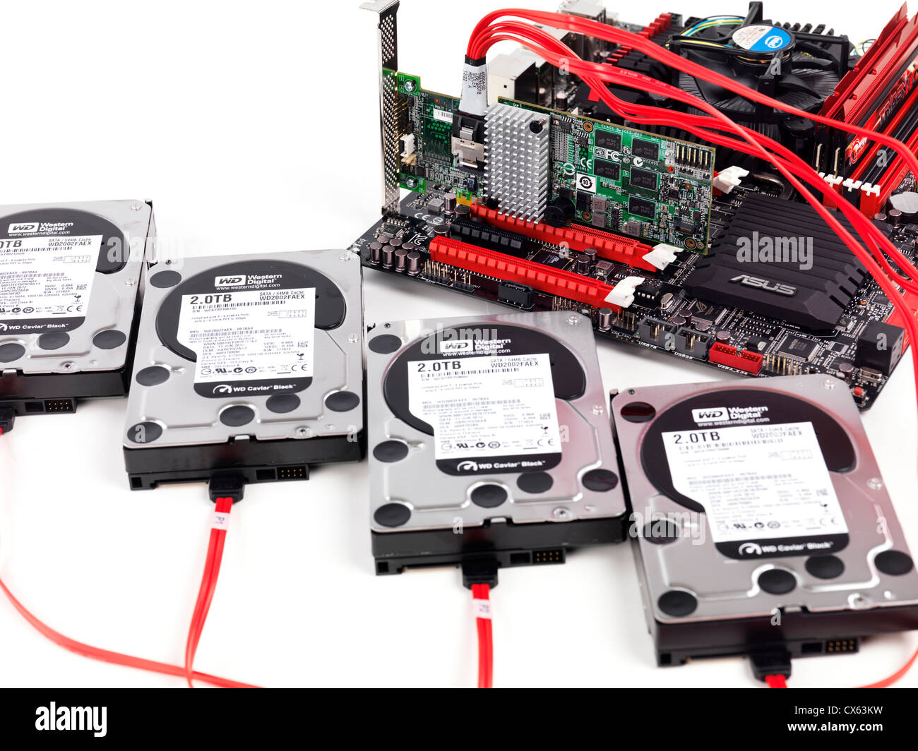 Hard disk drive connected High Resolution Stock Photography and Images ...