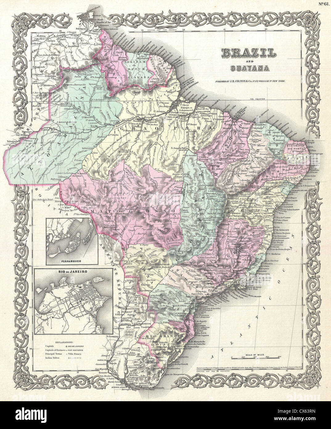 Map of guyana hi-res stock photography and images - Alamy