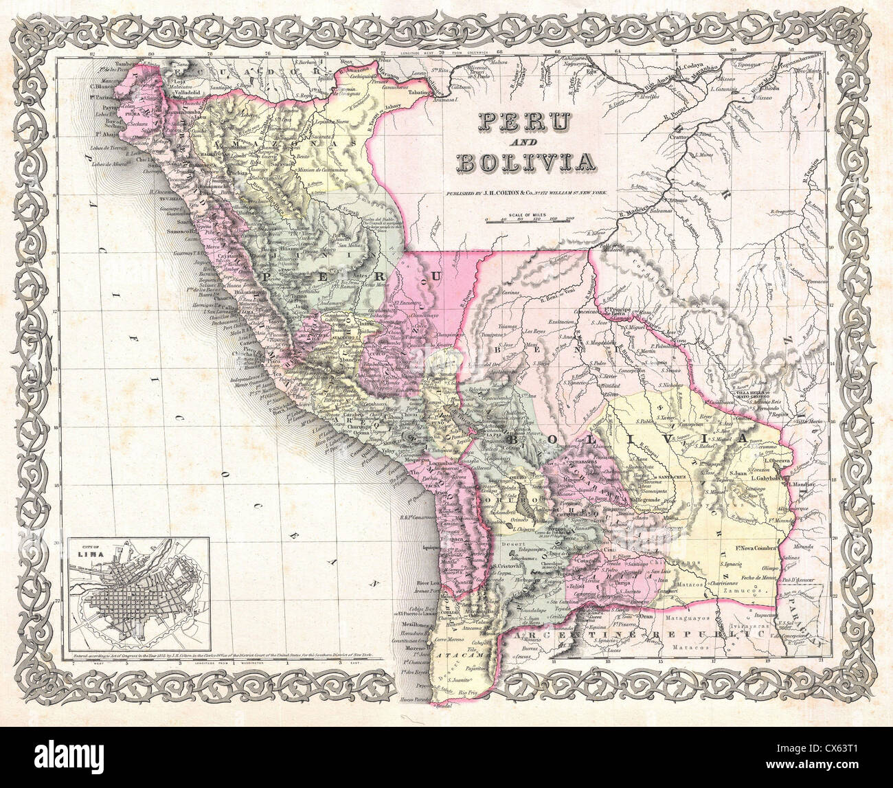 Maps of peru hi-res stock photography and images - Alamy