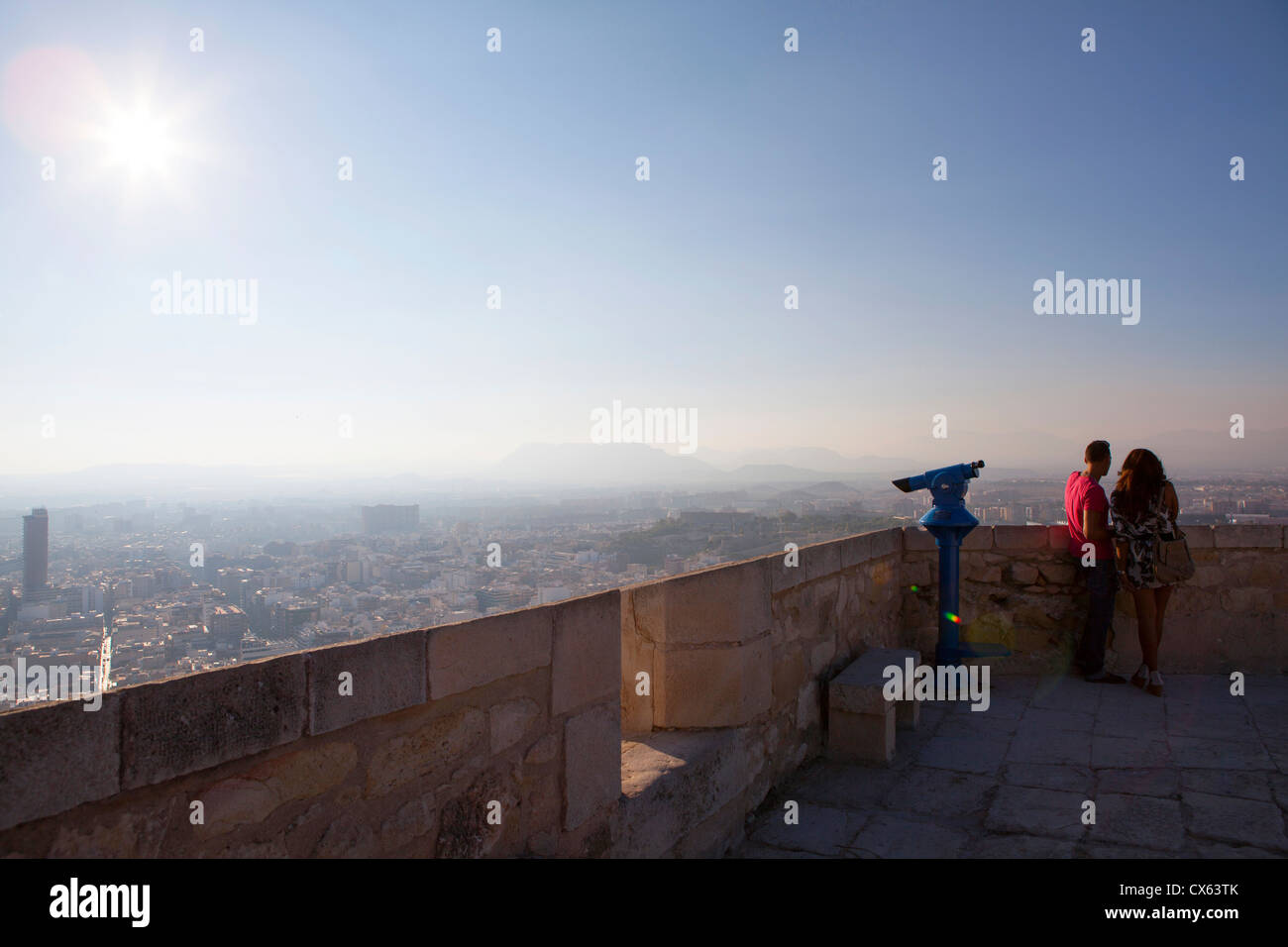 Santa Barbara Castle Alicante Spain Stock Photo - Alamy