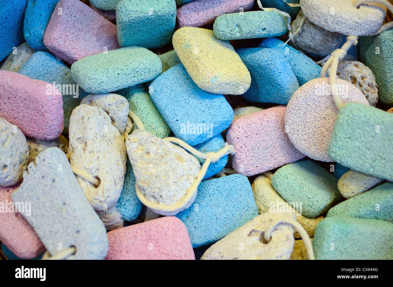 Colorful scrub stones background Stock Photo - Alamy