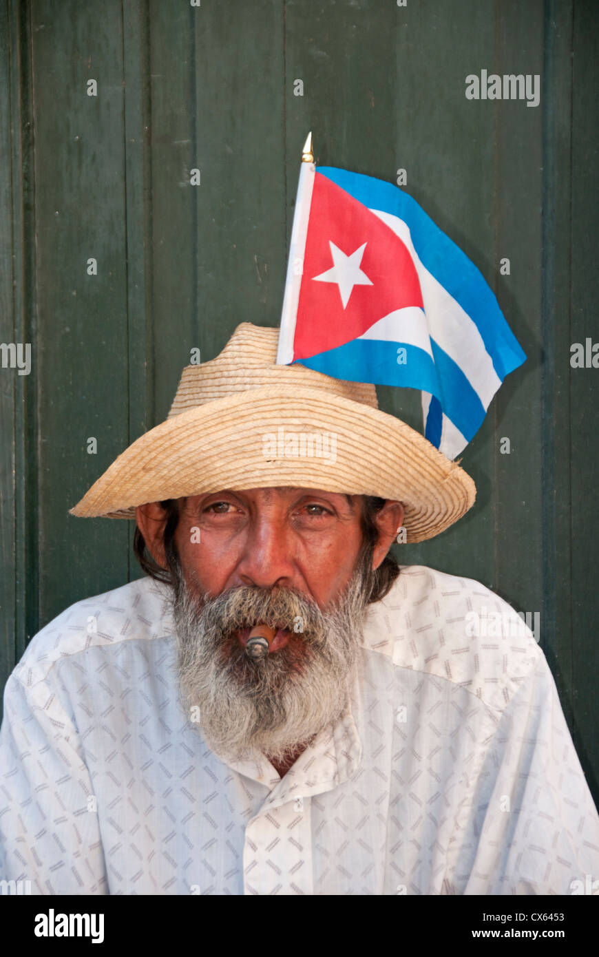 Cuban flag man hi-res stock photography and images - Alamy