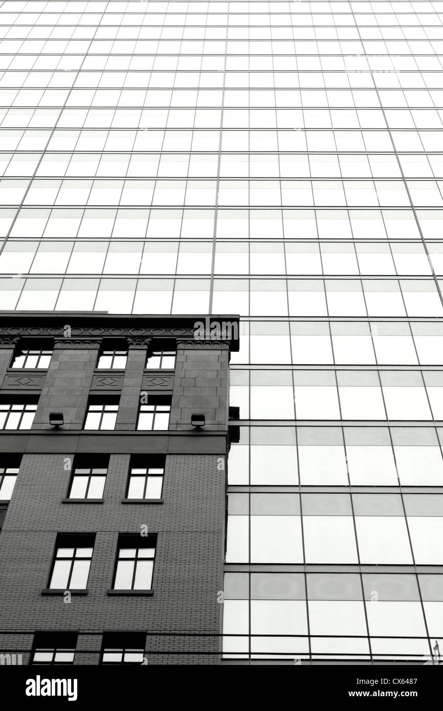 Architecture Contrast: new and old Stock Photo - Alamy