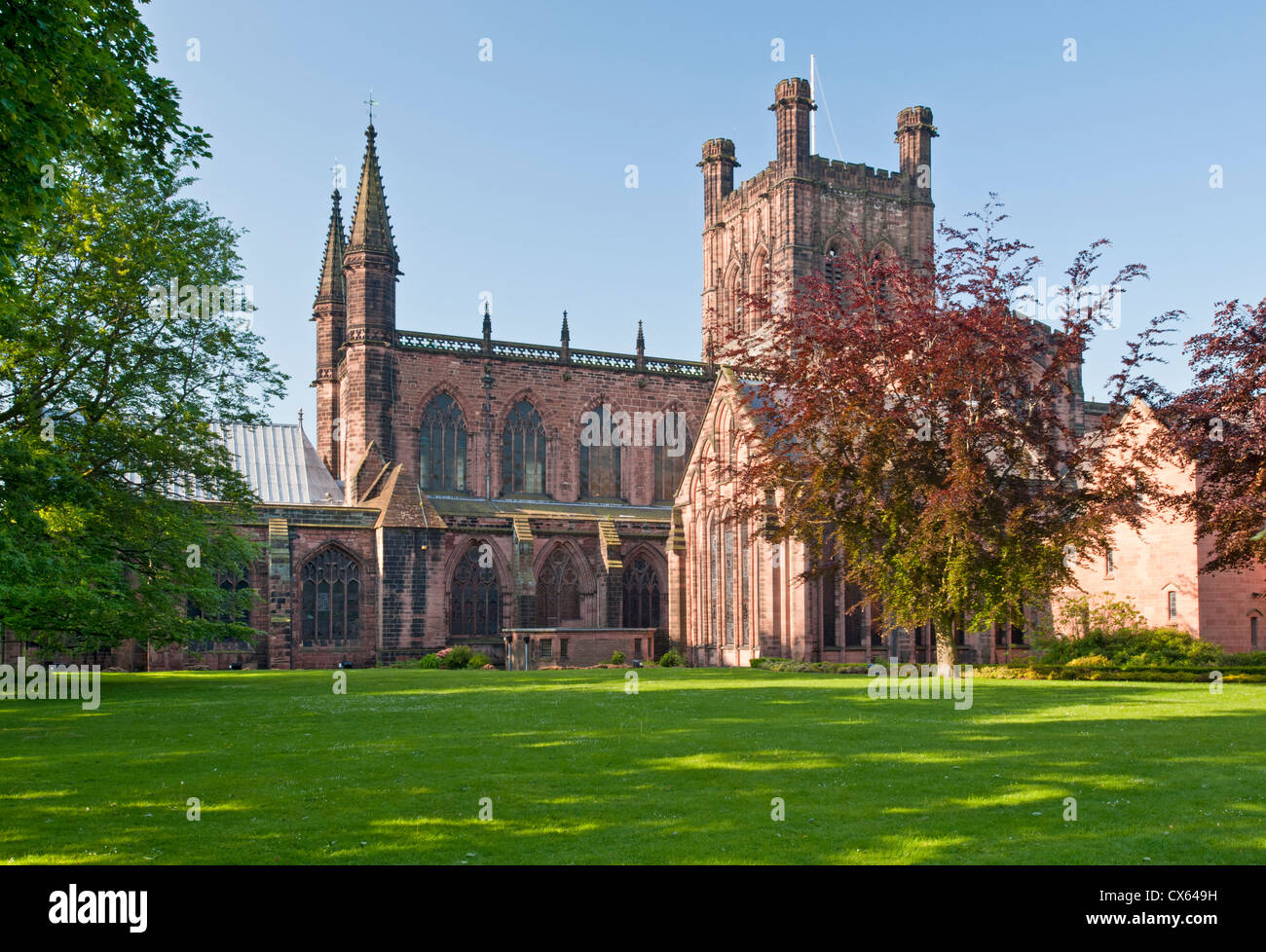Chester Cathedral, Chester, Cheshire, England, UK Stock Photo - Alamy