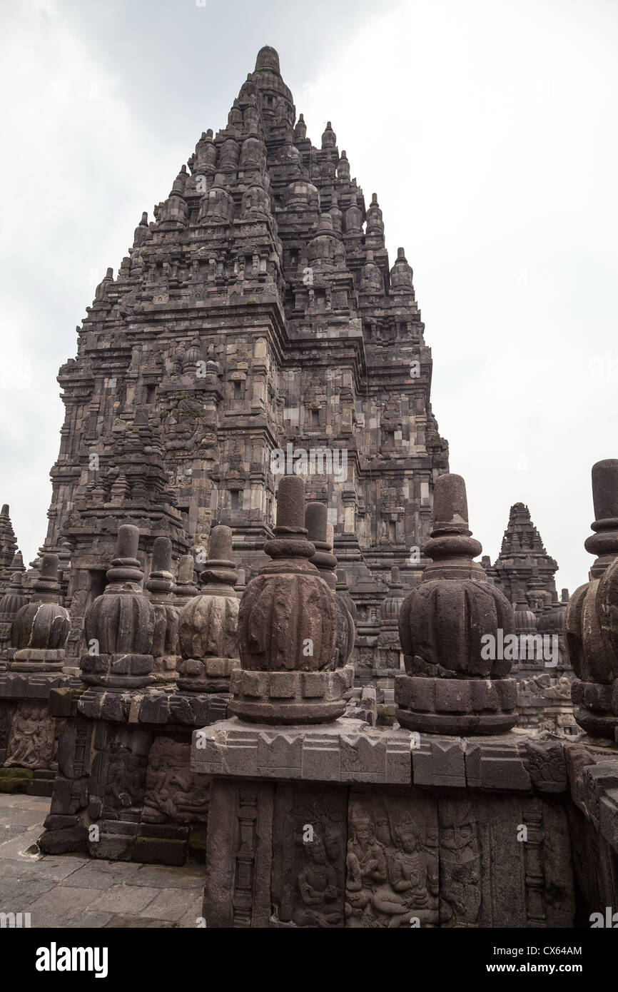Stupa in the Temple Park of Prambanan in Indonesia Stock Photo - Alamy