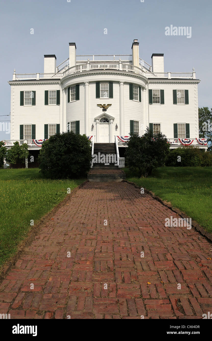 Montpelier, the mansion built for General Henry Knox in the 1790's, in ...