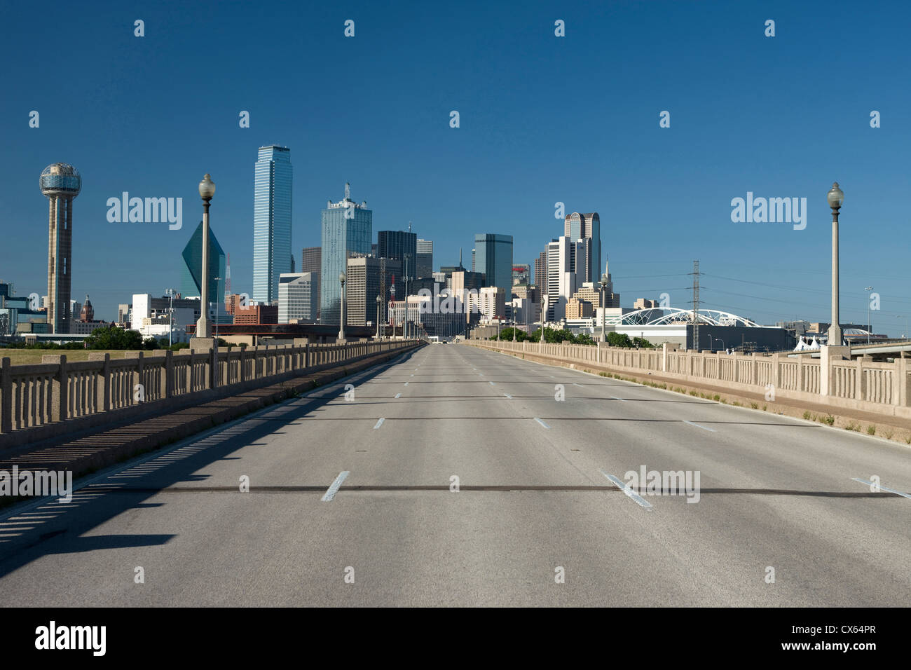 2009 HISTORICAL DOWNTOWN SKYLINE CORINTH STREET VIADUCT DALLAS TEXAS ...