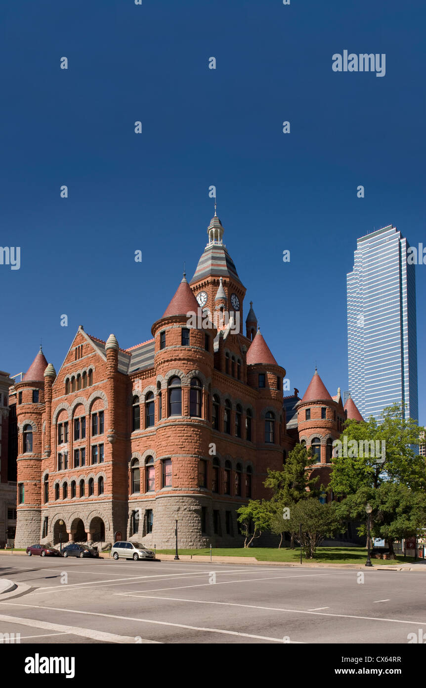 OLD RED COURTHOUSE MUSEUM DOWNTOWN DALLAS TEXAS USA Stock Photo - Alamy