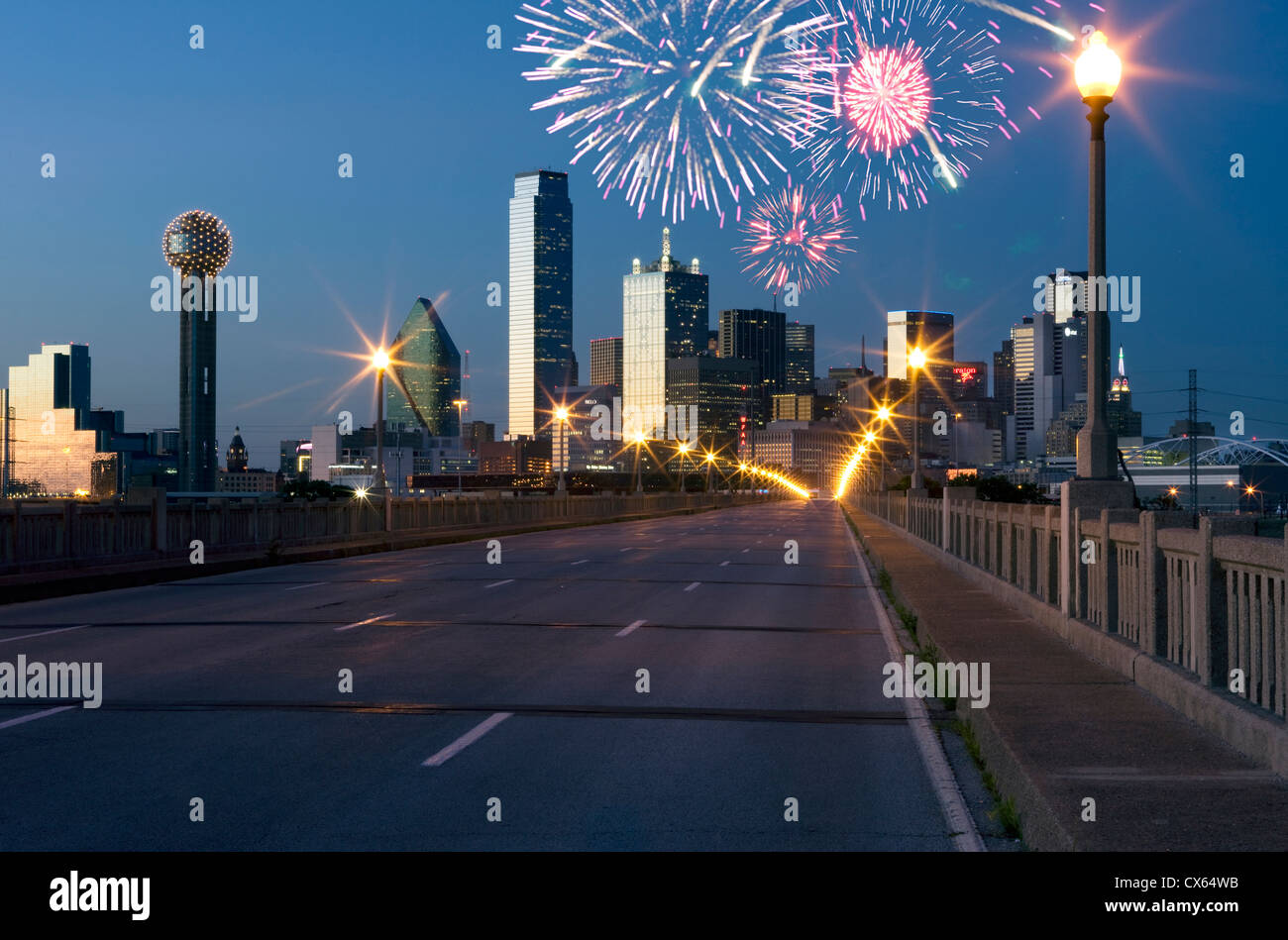 2009 HISTORICAL DOWNTOWN SKYLINE CORINTH STREET VIADUCT DALLAS TEXAS ...