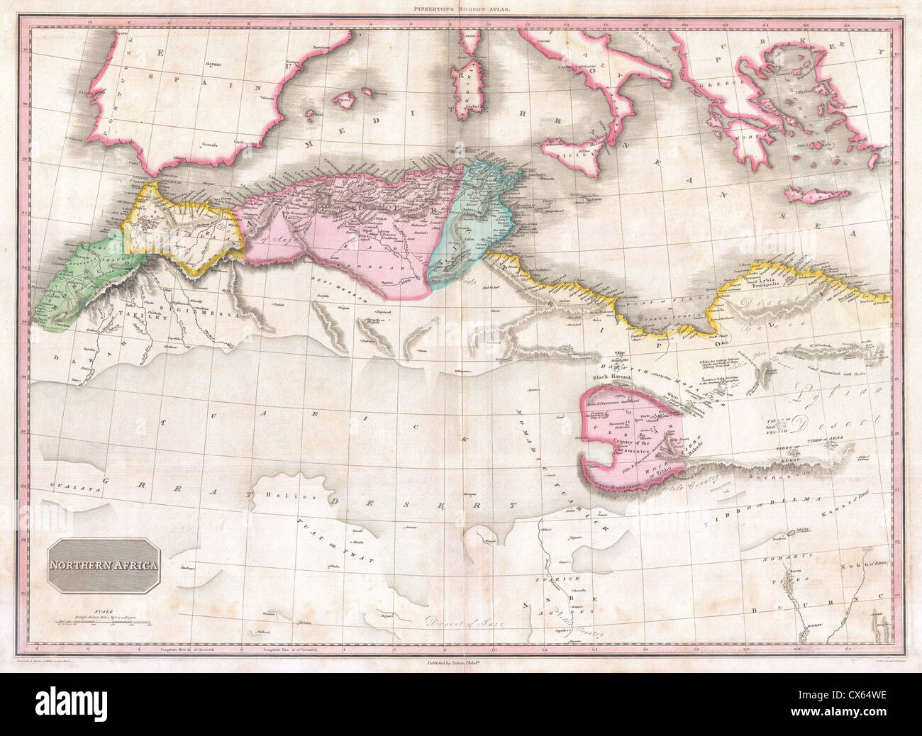 Pinkerton map hi-res stock photography and images - Alamy