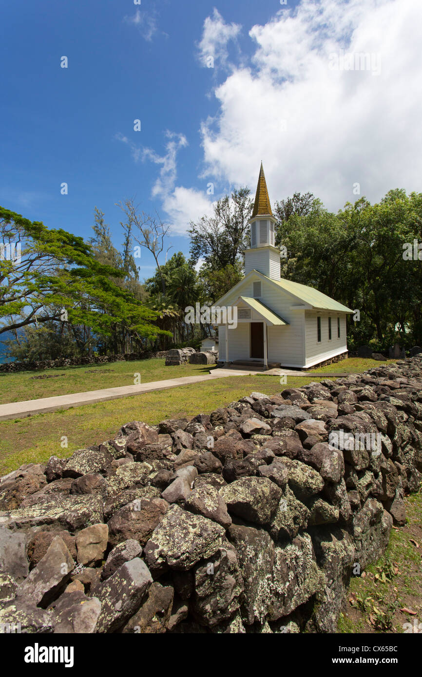 Siloama church 1885 kalaupapa peninsula hi-res stock photography and ...