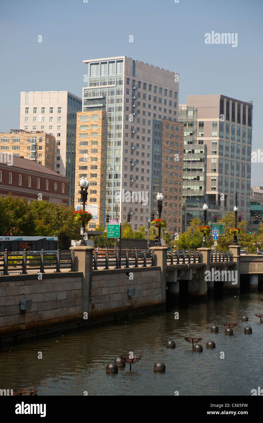 water fire providence rhode island Stock Photo - Alamy