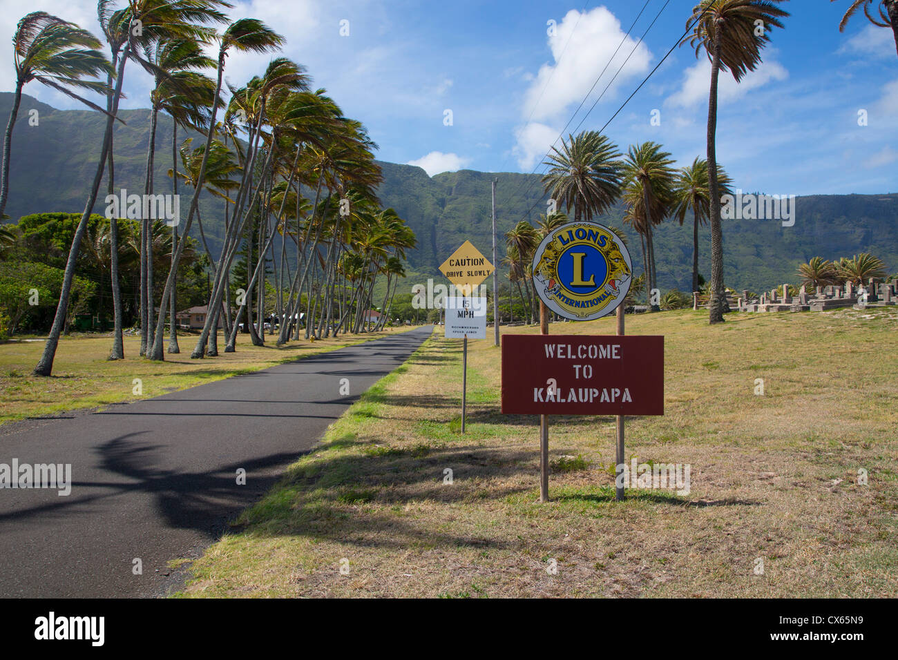 Kalaupapa Peninsula, Molokai, Hawaii Stock Photo - Alamy