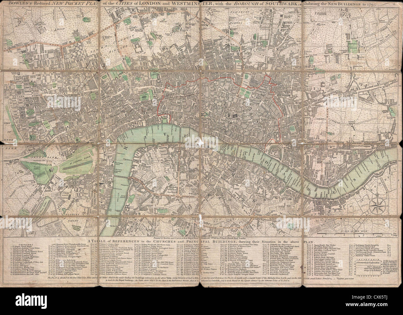 Old Map London High Resolution Stock Photography and Images - Alamy