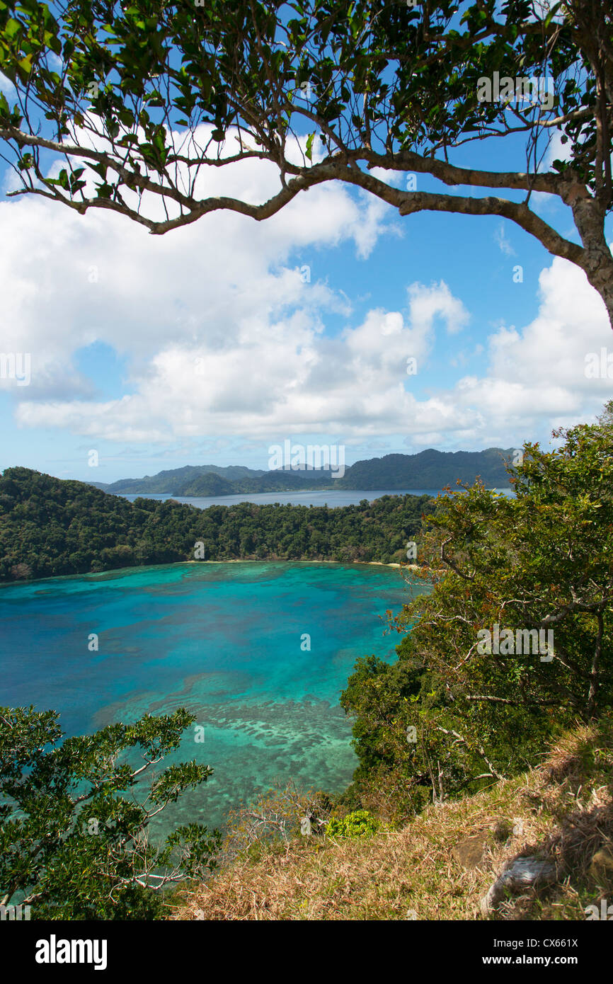 Horseshoe Bay, Matangi Private Island Resort, Fiji Stock Photo - Alamy
