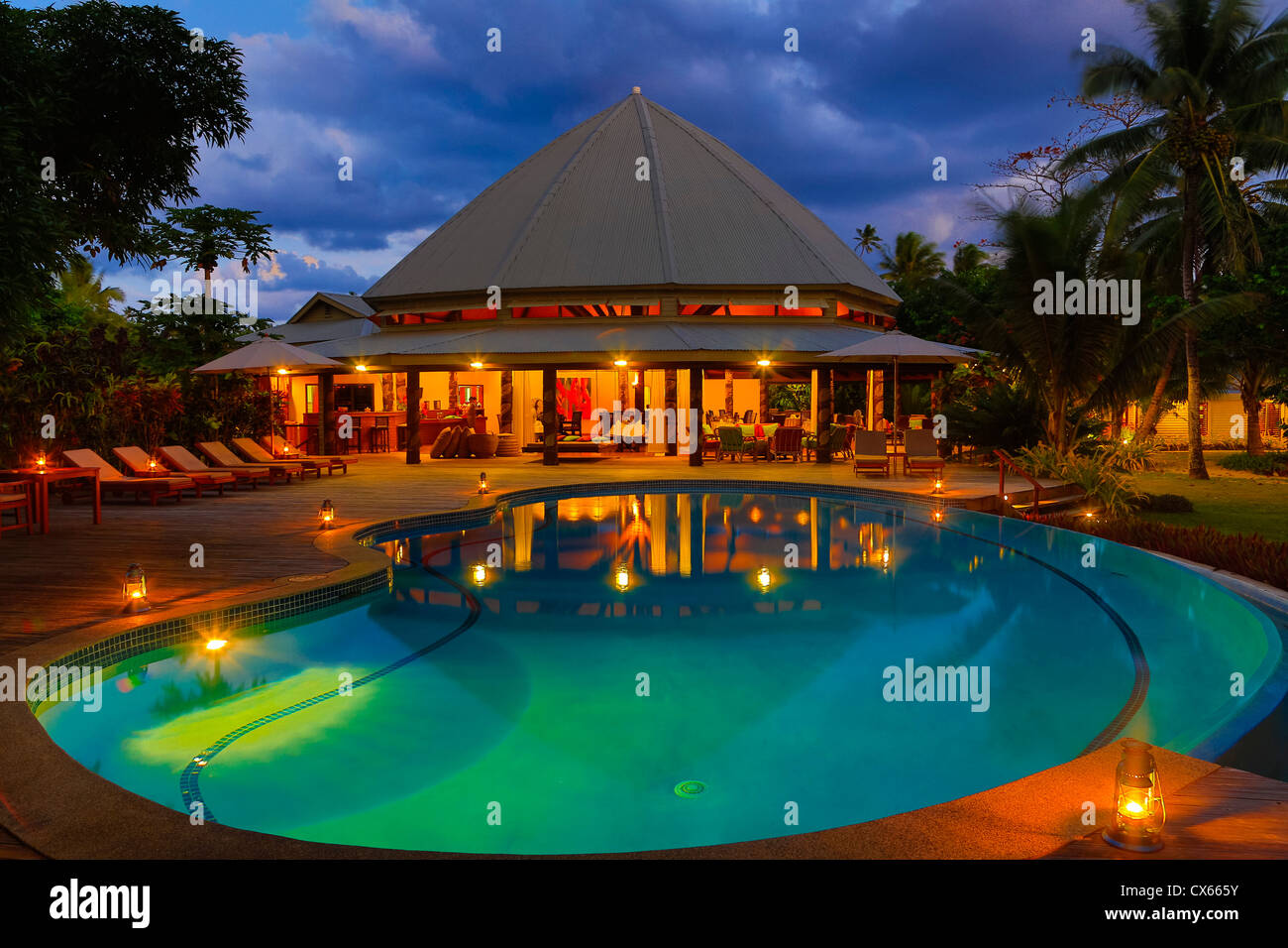 Matangi Private Island Resort, Fiji Stock Photo - Alamy