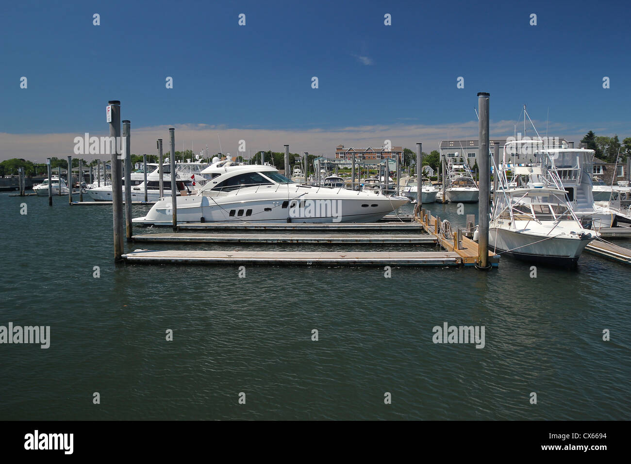 Boats in Hyannis Harbor, Cape Cod, Massachusetts Stock Photo - Alamy