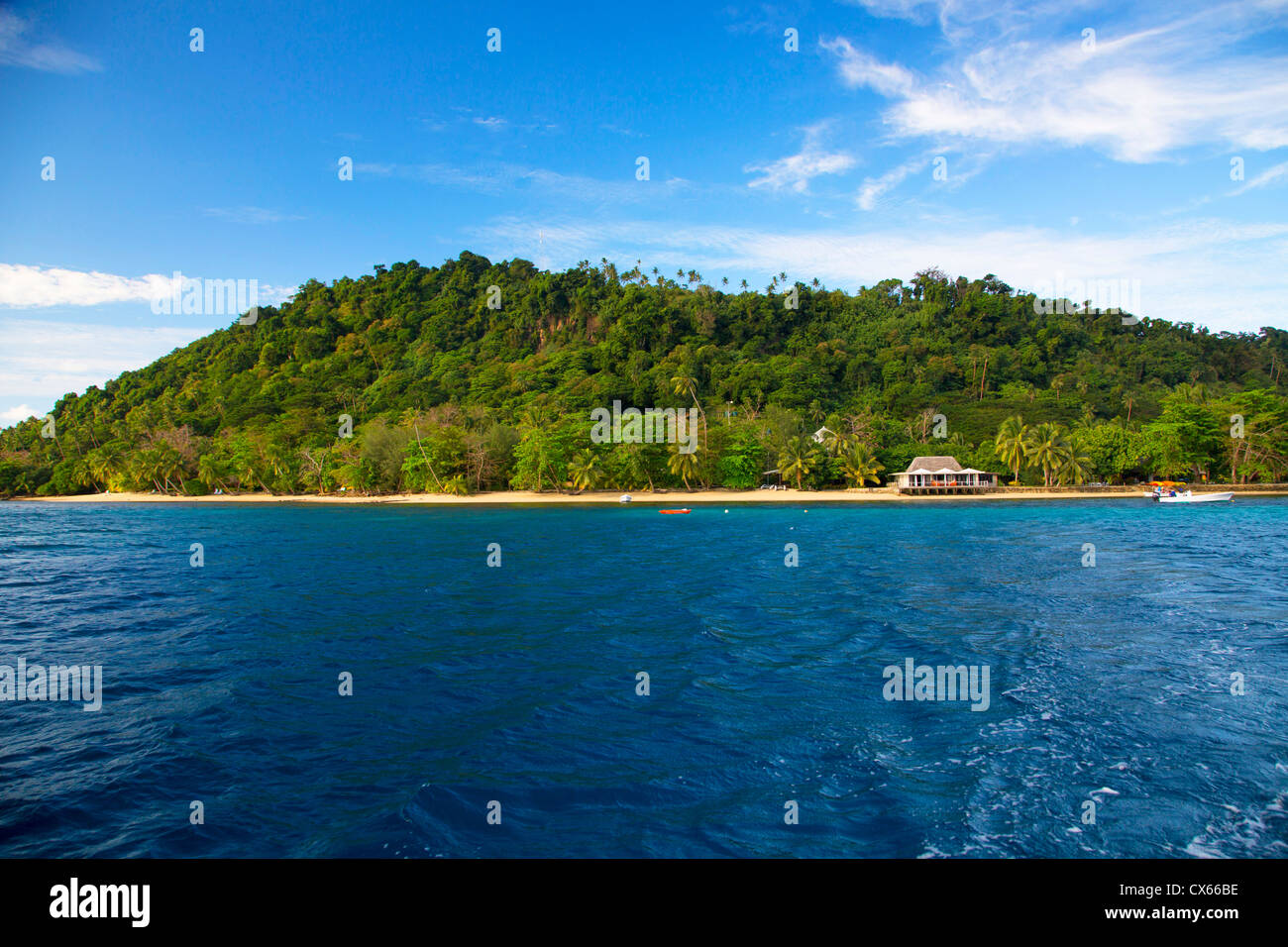 Matangi Private Island Resort, Fiji Stock Photo - Alamy
