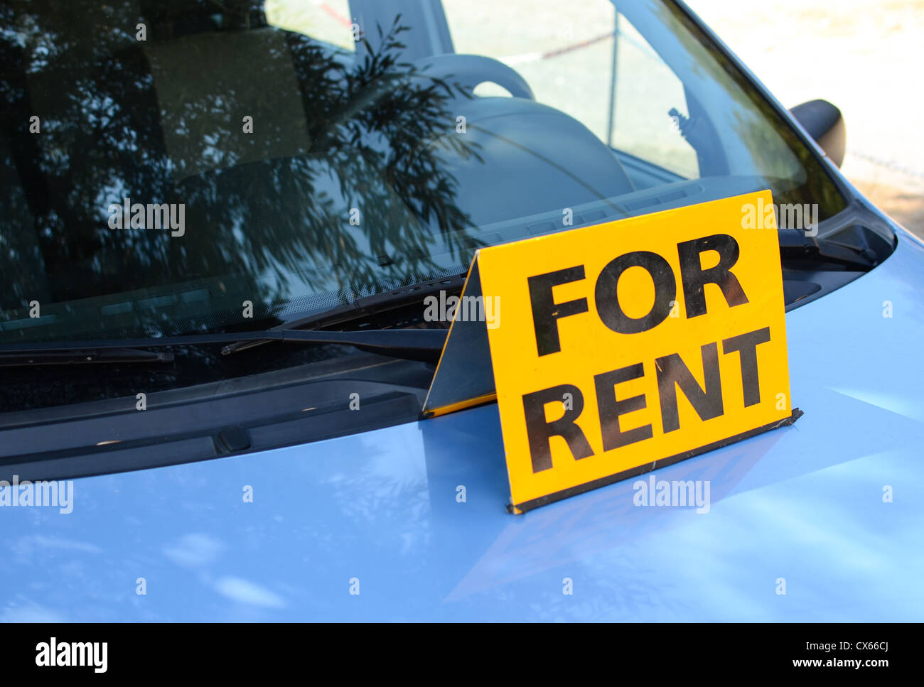 Rent a car sign hi-res stock photography and images - Alamy