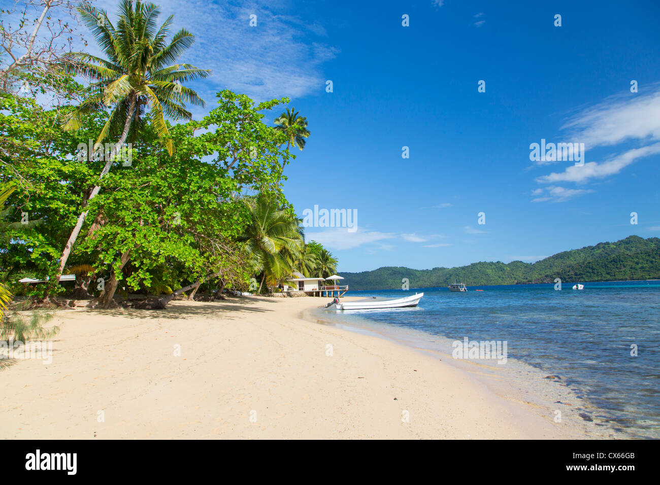 Matangi Private Island Resort, Fiji Stock Photo - Alamy