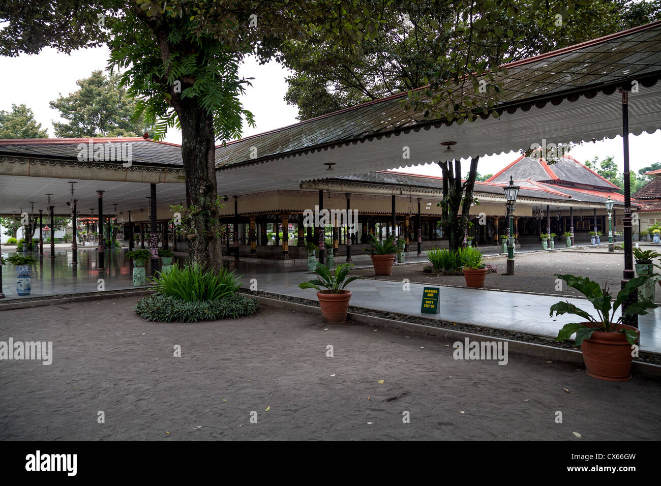 Part of the Kraton Sultan Palace in Yogyakarta Stock Photo - Alamy