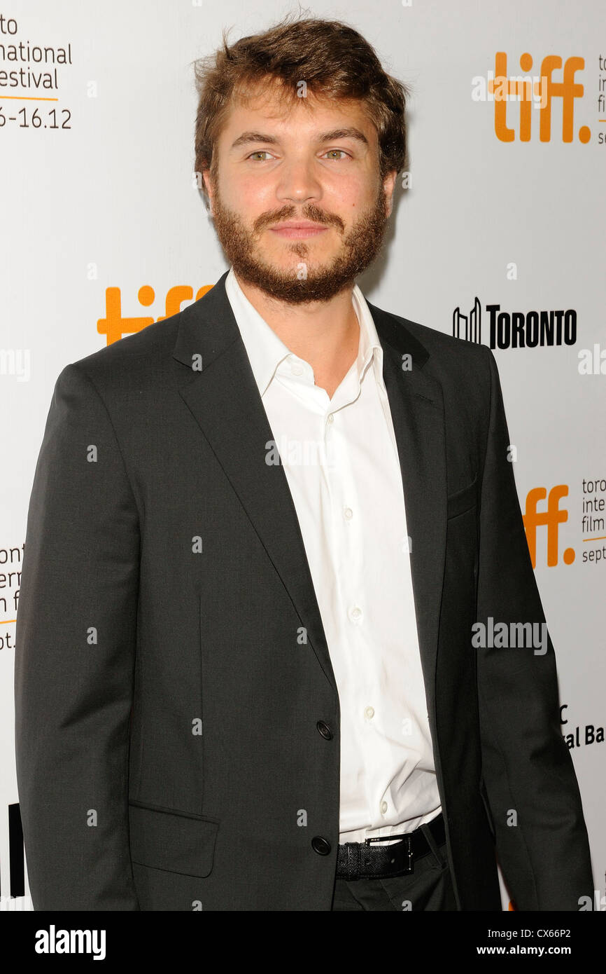 Emile Hirsch at 2012 TIFF Stock Photo - Alamy