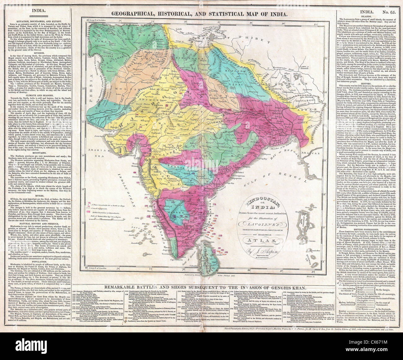 1821 map hi-res stock photography and images - Alamy