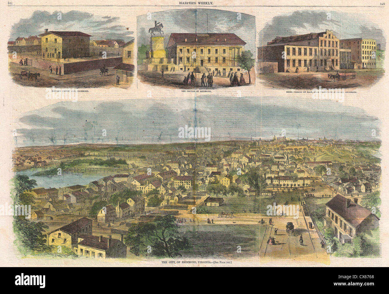 Civil War 1862 Map High Resolution Stock Photography and Images - Alamy