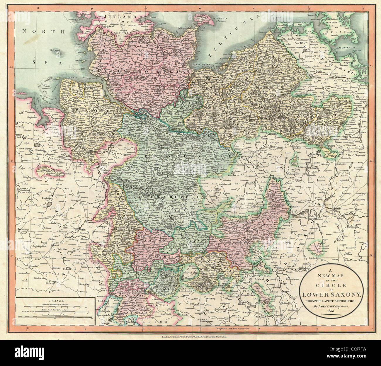 1801 europe map hi-res stock photography and images - Alamy