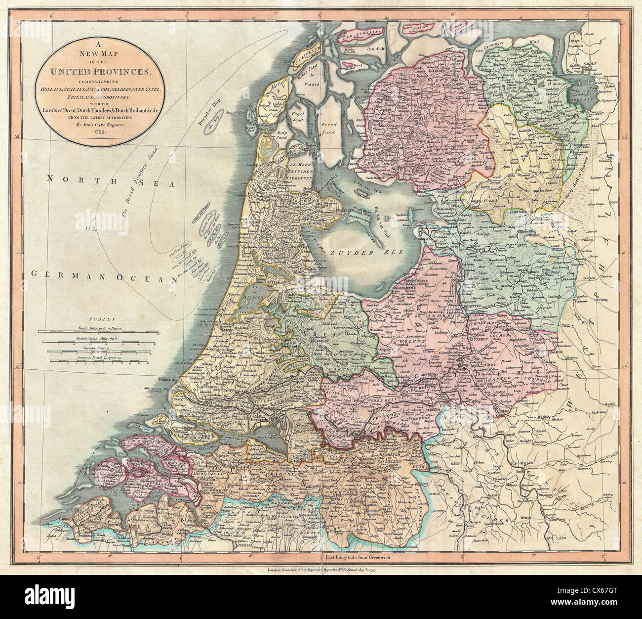 Map Of The Netherlands High Resolution Stock Photography and Images - Alamy