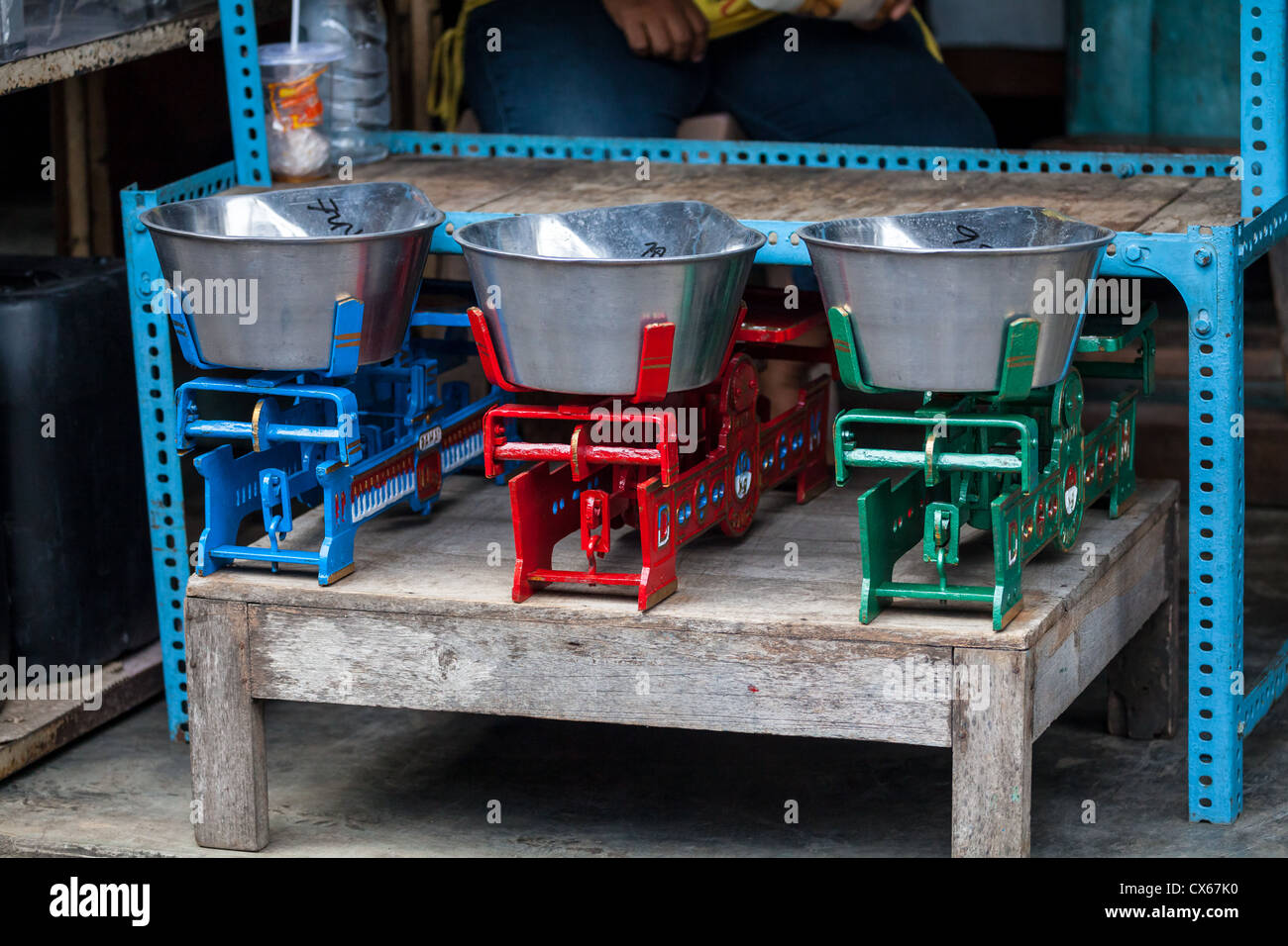 Market scales hi-res stock photography and images - Alamy