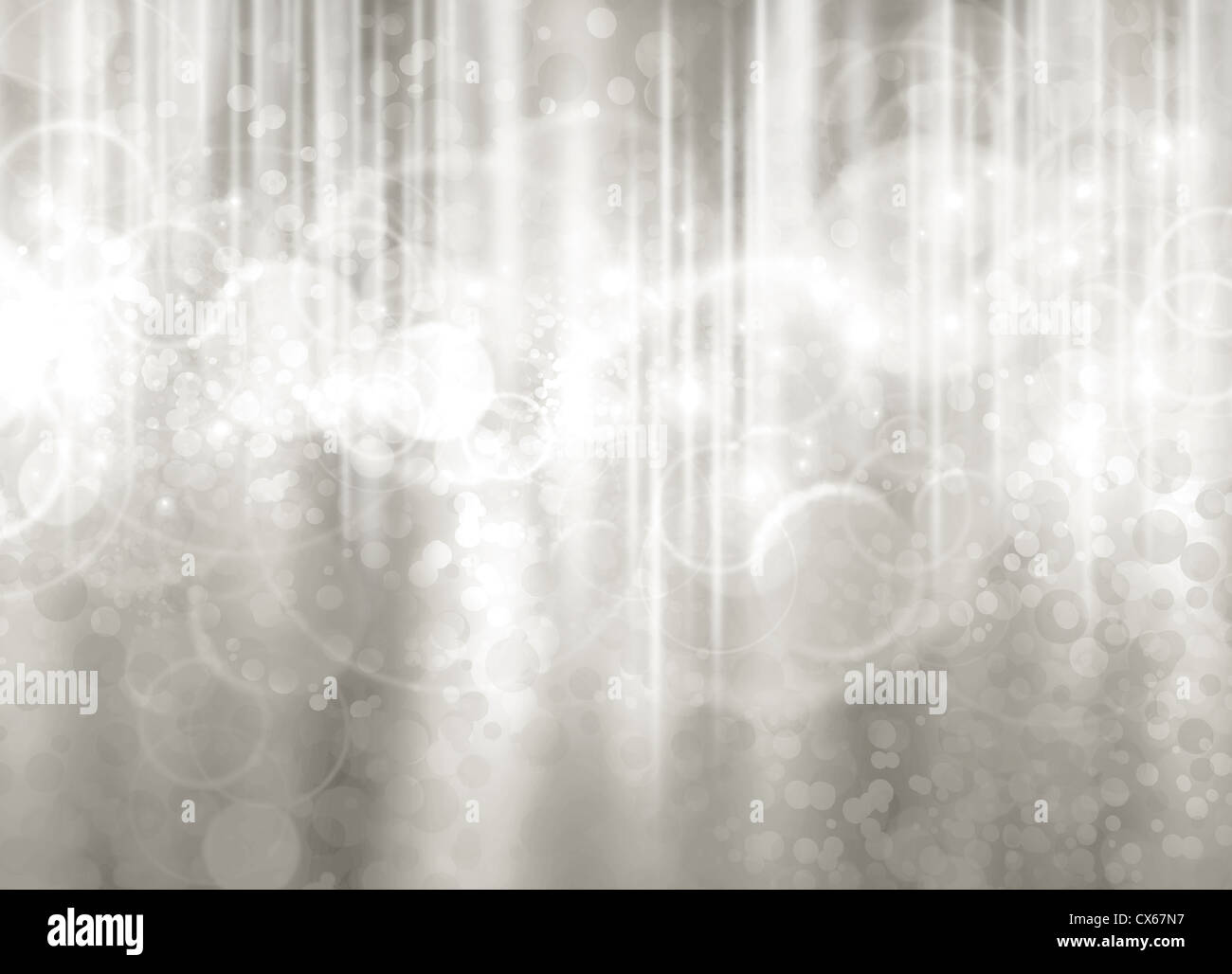 Holiday magic silver background Stock Photo - Alamy