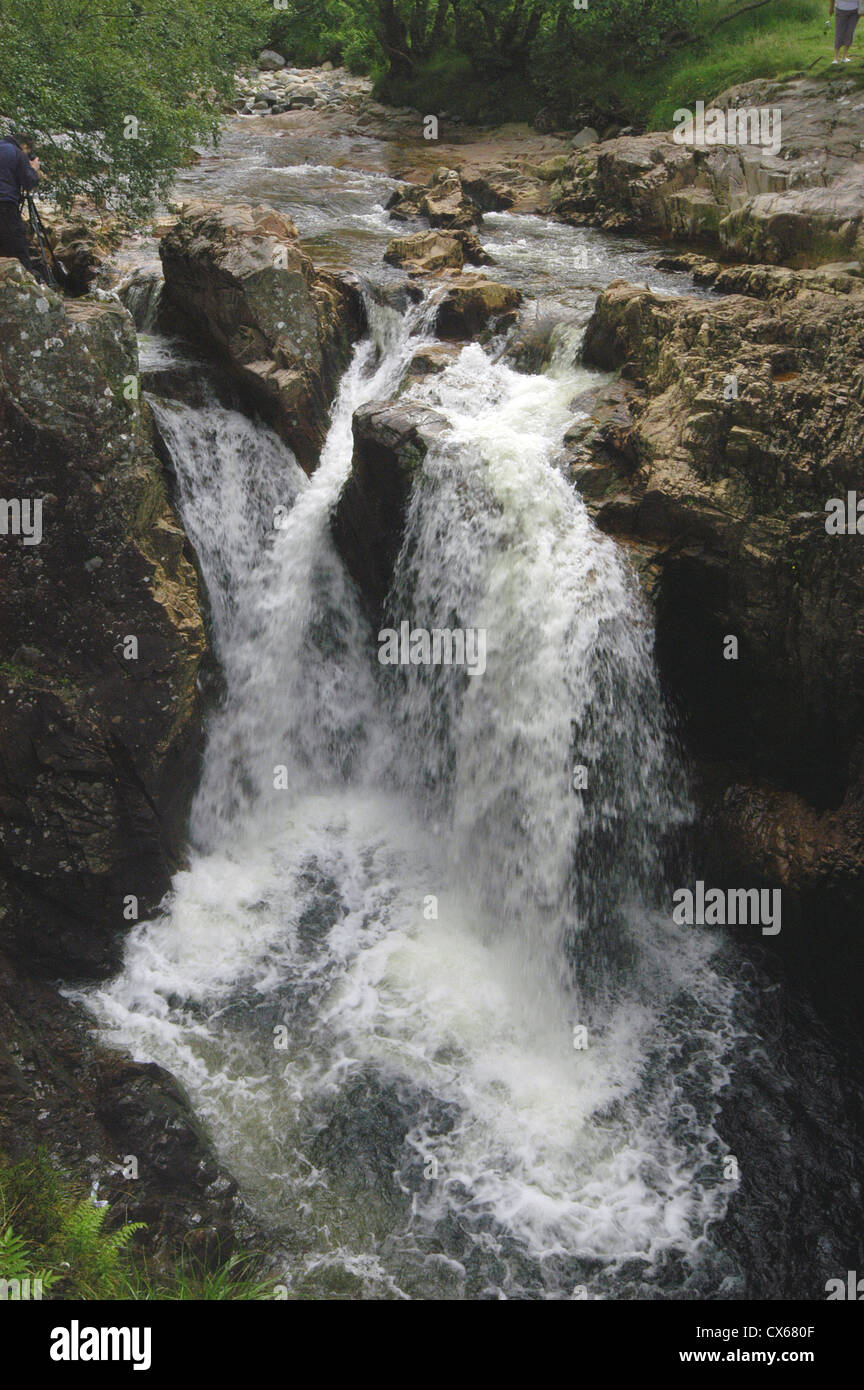 Lower Falls, Glen Nevis, Scotland Stock Photo - Alamy