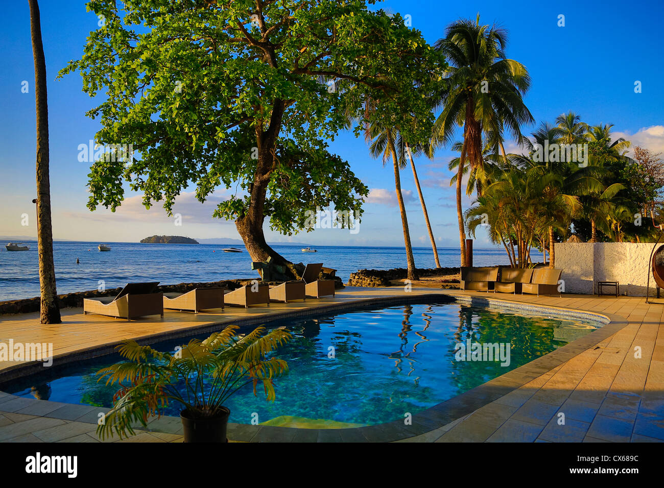 Garden Island Resort, Taveuni, Fiji Stock Photo - Alamy