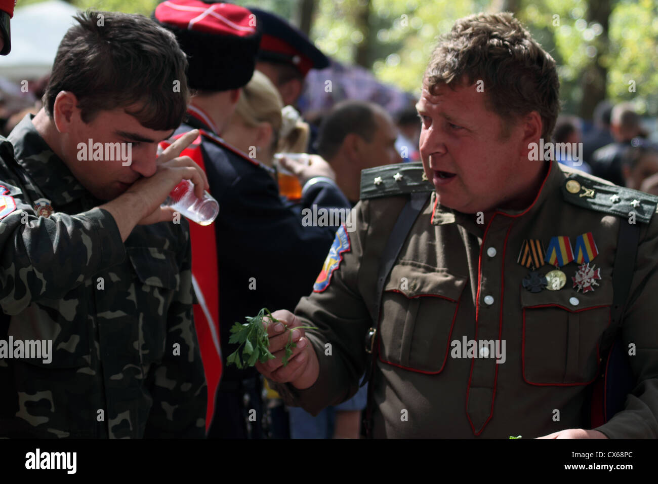 Cossack vodka hi-res stock photography and images - Alamy