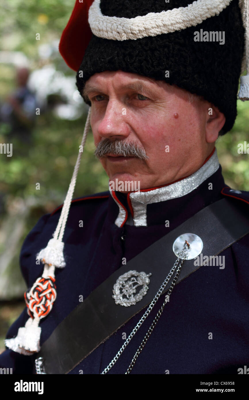 Ataman Vasily Cherepakhin in the uniform of a Cossack officer during ...