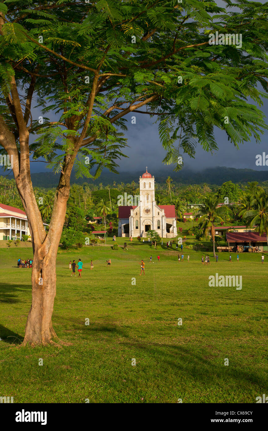 Taveuni Waiyavo Catholic Church, Fiji Stock Photo - Alamy