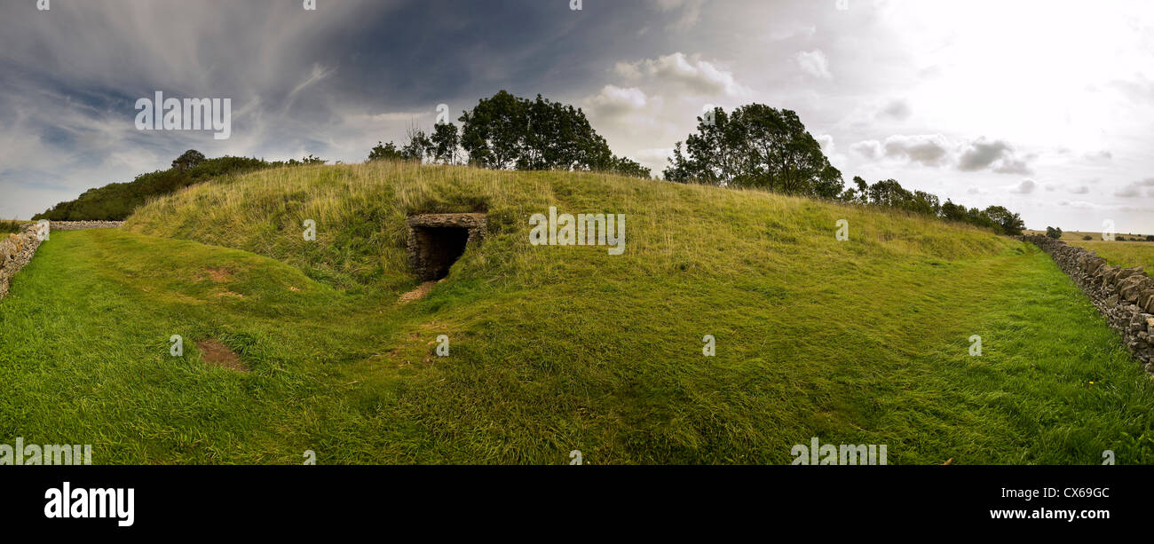 Belas Knap Neolithic chambered long barrow near Winchcombe ...