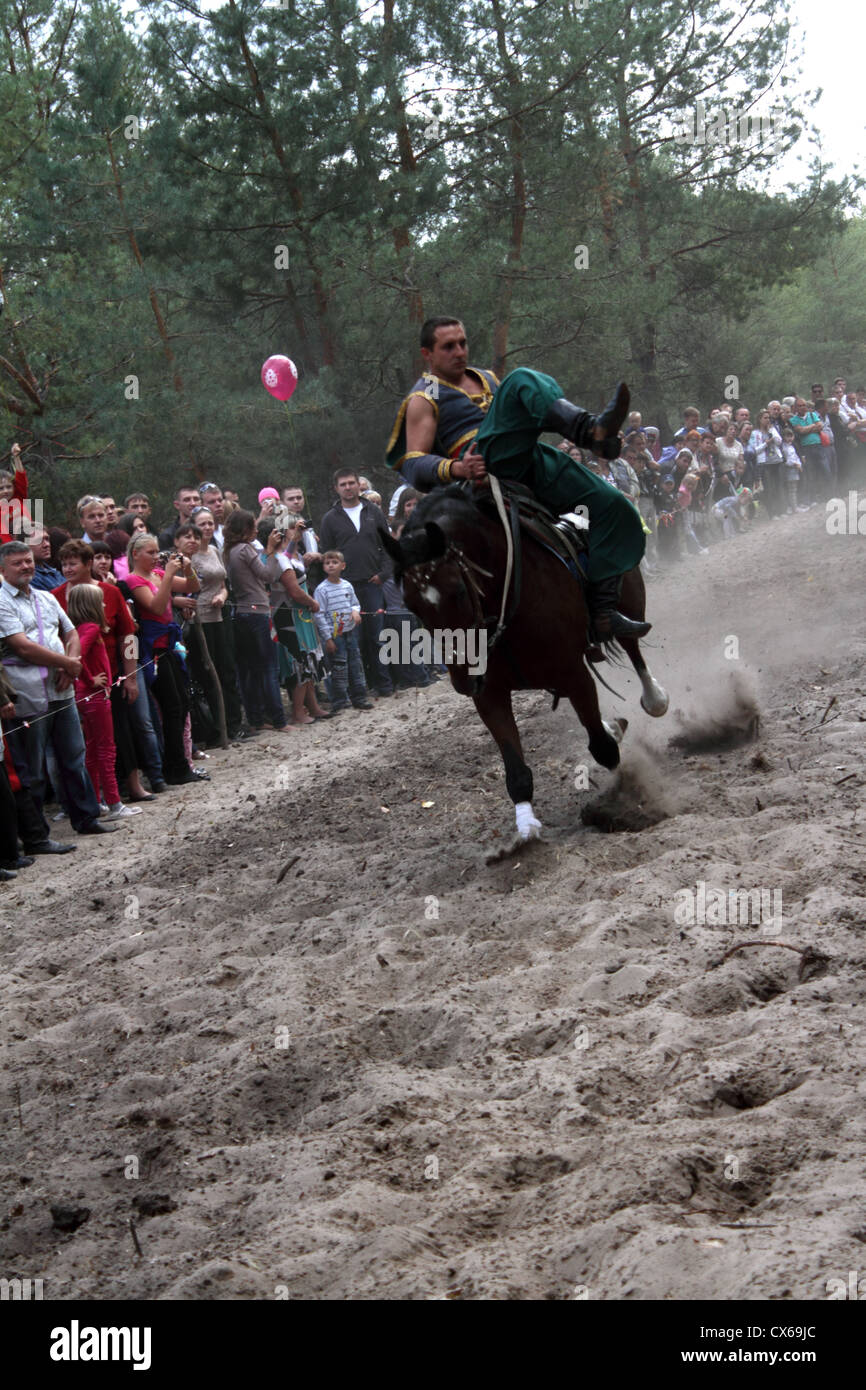 Cossack trick riding hi-res stock photography and images - Alamy